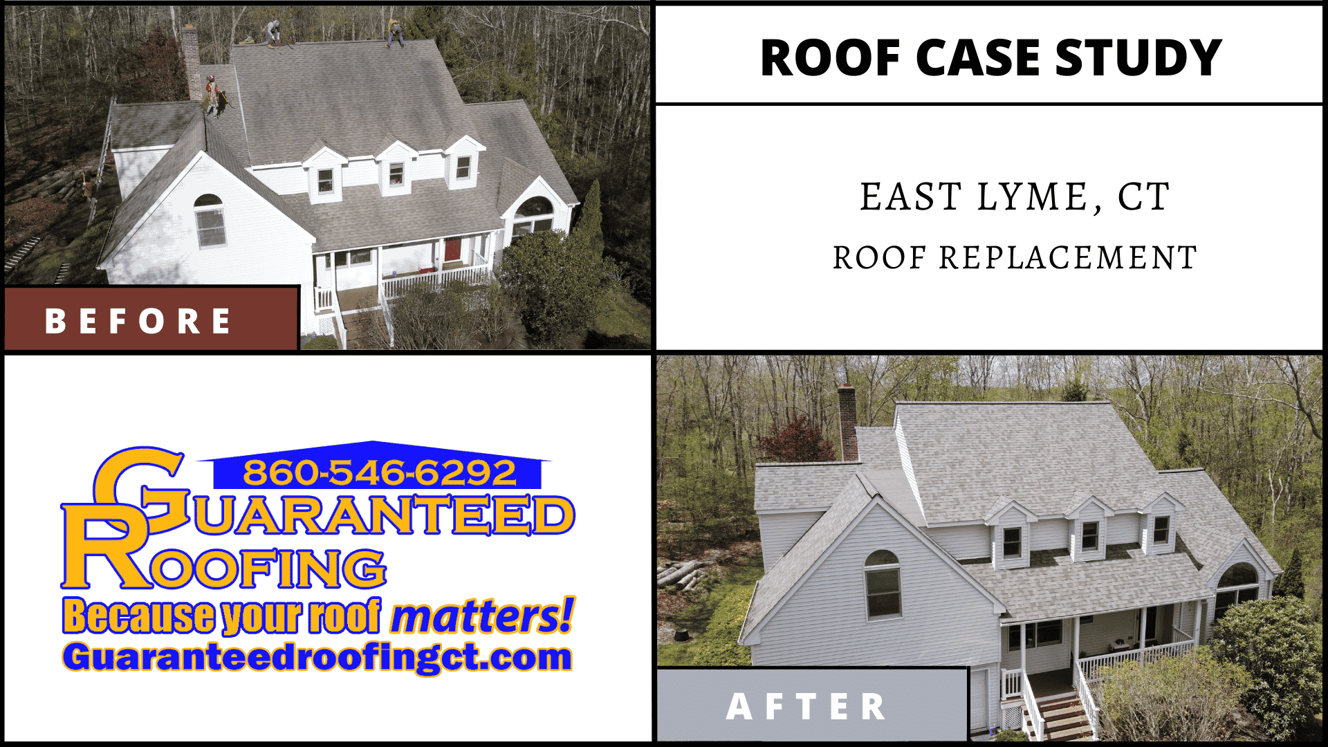 Guaranteed Roofing Contractor In CT. New roof or replacement roofing.